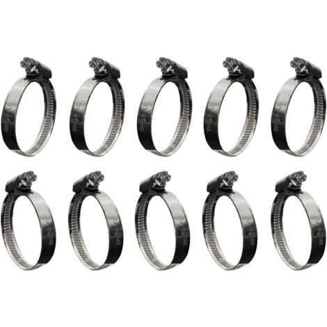 Sachet de 10 colliers de serrage Inox Ø30-45 - Ram