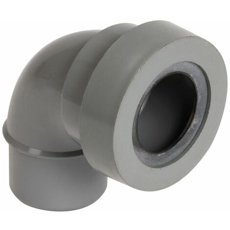 10 coudes PVC évacuation Ø32 Mâle Femelle 87°30 - Nicoll