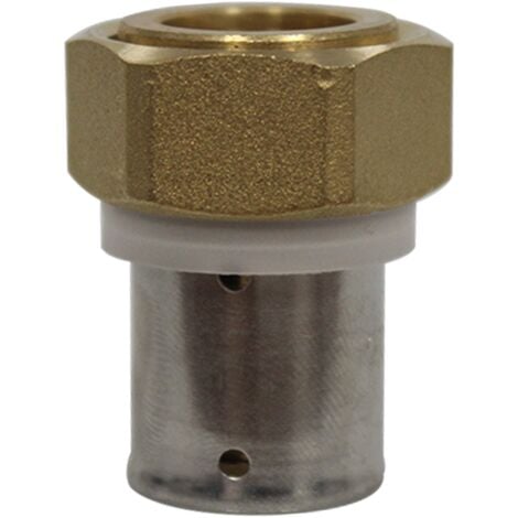 Raccord multicouche à sertir femelle écrou libre (20/27) 3/4" - Ø20x2,0 - MULTIPEX