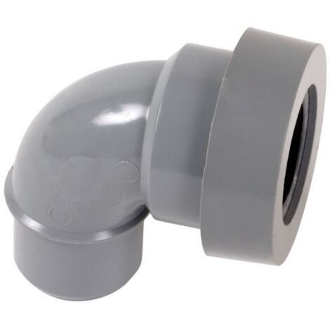 10 coudes pvc évacuation Ø40 Mâle Femelle 87°30 - Nicoll