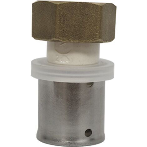 Raccord multicouche PPSU à sertir femelle écrou libre (15/21) 1/2" - Ø20x2,0