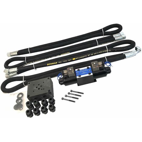 Hydraulic Winch Installation Kit. Valve, Hoses, Control Gear. 12v ...