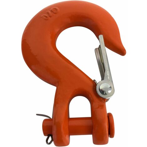 Winch Hook 3/8 Inch Clevis Forged G70, Orange. For Winches up to 14,000lb