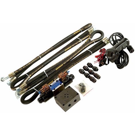 Hydraulic Winch Installation Kit Valve Hoses Control Gear