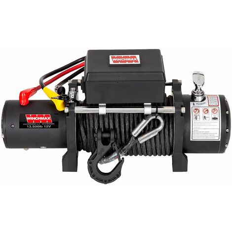 13,500lb (6,123kg) 12v Military Grade Winch. Defender Bumper, 25m x ...