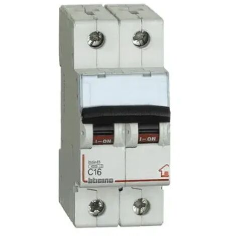 BTICINO FC820C10 - Interruttore magnetotermico modulare BTDIN-RS 2P - 4500 - C10 - curva C
