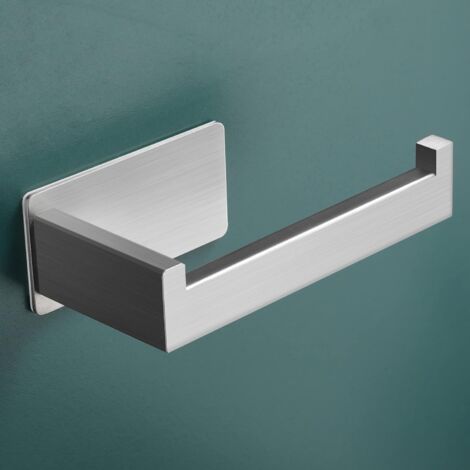 GROOFOO Argenté Porte-rouleau de Toilette Mural en Acier Inoxydable ...