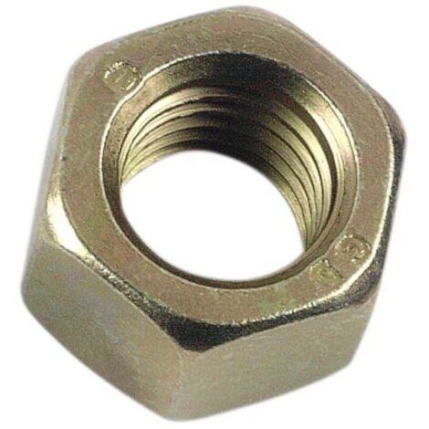 25 Ecrous Hexagonaux HU M20 mm - 4032 - 8 - Zingué CR3 - D-Work