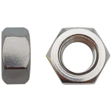 100 Ecrous Hexagonaux HU M14 mm - DIN 934 - Inox A2 - D-Work