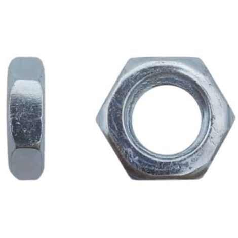 1000 Ecrous Hexagonaux Bas M4 mm - 4035 - 4 - Zingué blanc - D-Work