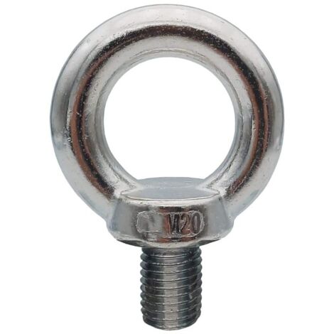 25 Vis à Anneau D. int 20 mm x D. ext 36 mm x M8 mm - DIN 580 - Inox A2 ...