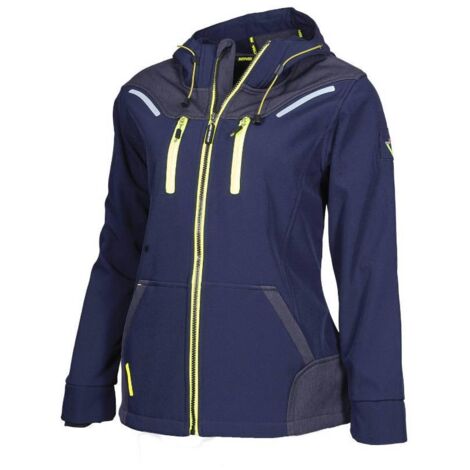 Blouson de Travail en Softshell Femme Florence - Taille 3XL - Marine ...
