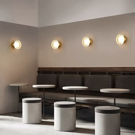 Modern LED Wall Light Indoor Wall Lamp Round Design Sconce Wall Light ...