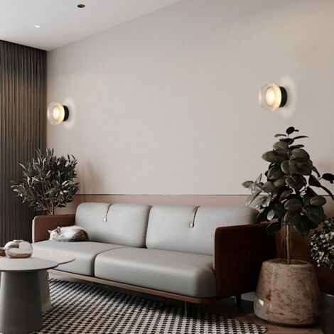 Modern LED Wall Light Indoor Wall Lamp Round Design Sconce Wall Light ...