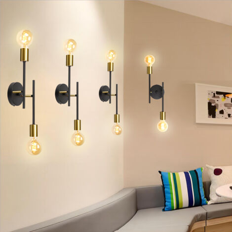 4-pack Modern LED Wall Light Indoor Wall Sconce Up and Down Wall Lamp ...