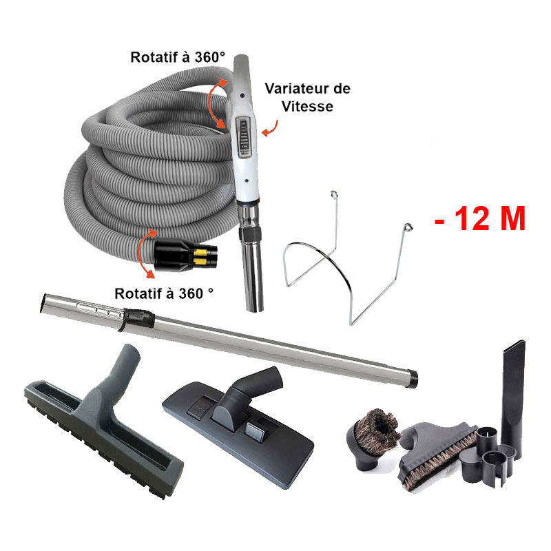 Set 8 accessoires + 1 flexible à variateur de vitesse - longueur au ...