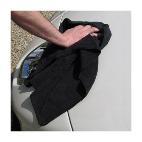 Microfibre MAXI-BLACK 40 x 85 cm noire