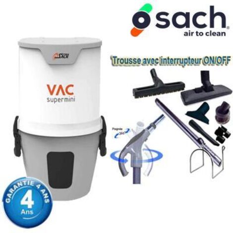 Centrale d'aspiration SACH VAC SUPER MINI garantie 4 ans (jusqu’à 300 ...