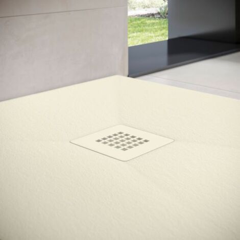 Piatto doccia in resina 80x80cm Panna Ral-1013