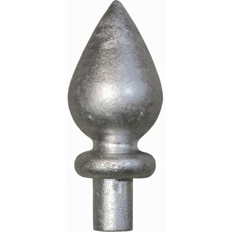 Décor goutte d'eau sur embase - Hauteur 65mm largeur 34mm base Ø12mm ...