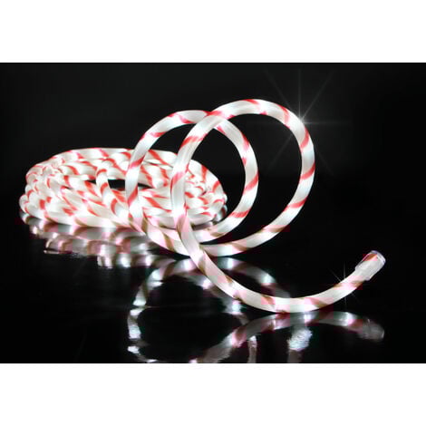 Cordon lumineux LED "Candy Cane" - longueur : 6 mètres