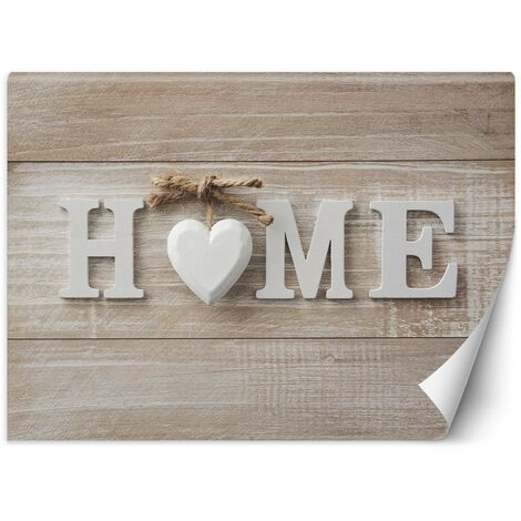 Carta Da Parati, con scritta Home - 100x70