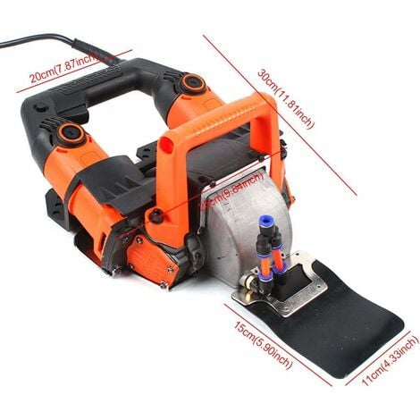 Fraiseuse de mur, 5200 W, avec technologie d'excavation au laser, angle ...