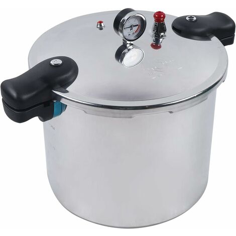 Cocotte-minute 23 litres avec manomètre 10PSI Soupape de sécurité ...