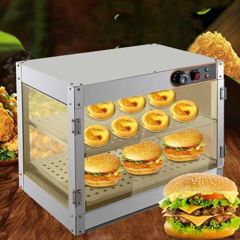 Vitrine à maintien chaud - Chauffe-repas - Comptoir chaud - 30-85°C ...