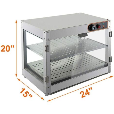 Vitrine à maintien chaud - Chauffe-repas - Comptoir chaud - 30-85°C ...