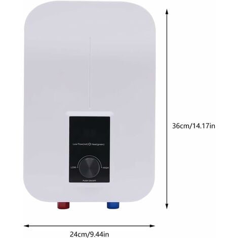 Mini chauffe-eau instantané de cuisine 6500 W, chauffe-eau sans réservoir de douche 220 V, mini ...