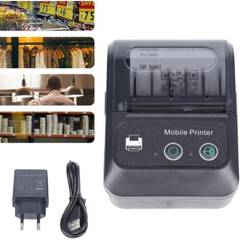 Bluetooth Mini USB POS Thermal Printer PT-280 Portable Personal Invoice ...