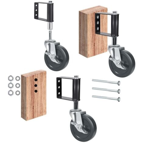 Roulette de portail à ressort Roulette pivotante 360 degrés Roulette de ...