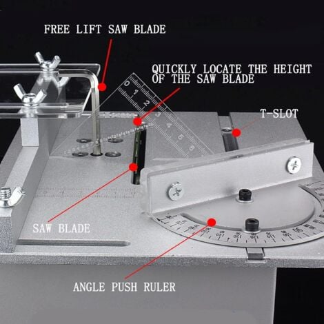 Scie circulaire sur table, Scie à Table Compacte, Mini scie à table ...