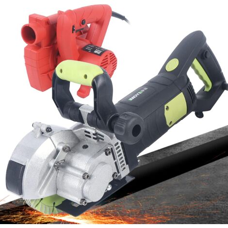 Fraiseuse murale pour rainures 2700 W 6 disques diamantés 133 mm ...