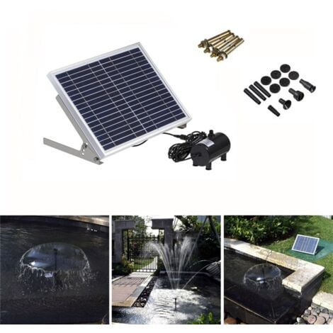 Pompes pour Fontaine Solaire, Panneaux Solaires et Kits de Fontaines pour Bassin d'agrément pour ...