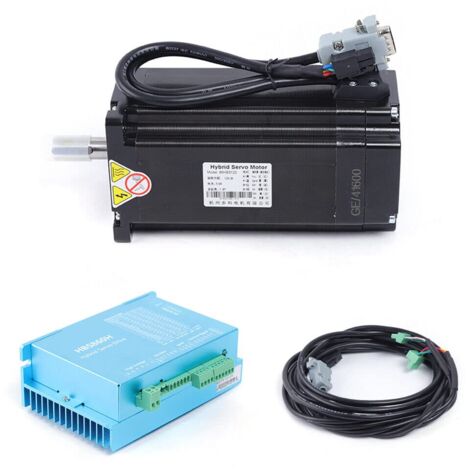 Kit moteur pas a pas boucle fermee Nema 34 anti perte de pas pour CNC ...