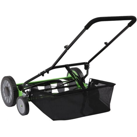 Tondeuse à gazon manuelle Tondeuse à cylindre Hand Push avec bac de ...