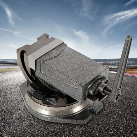 Etau machine 2 axes Etau basculant pivotant 125mm