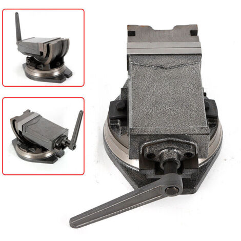 Etau machine 2 axes Etau basculant pivotant 125mm