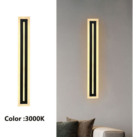 Lampe murale longue LED extérieure lampe murale LED Villa Bar lampe ...