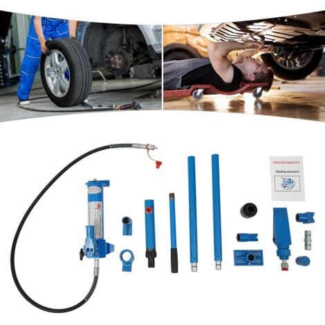 Cric hydraulique Kit 4 T Cric hydraulique avec boîte à outils