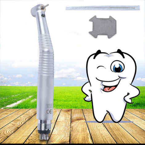Dental LED Handpiece High Speed 4 Hole Turbine Fiber Optic pièce à main ...