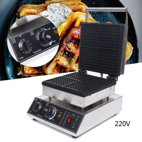 Gaufrier professionnel Belge antiadhésif Gaufre Muffin Toaster Machine ...
