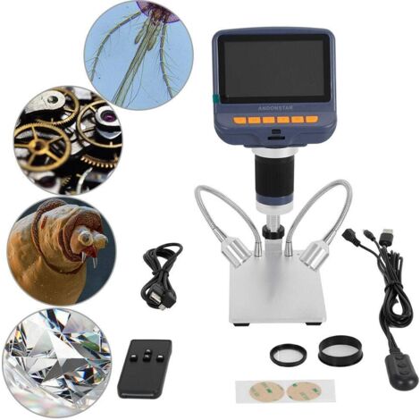 Andonstar AD106S 500X Digital Microscope 4.3''HD 1080P with HD Sensor ...