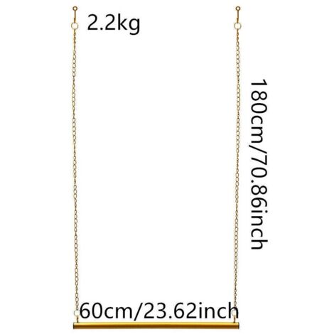 2 Piece Ceiling Mounted Garment Rack, Garment Iron Bar, Chain Garment ...