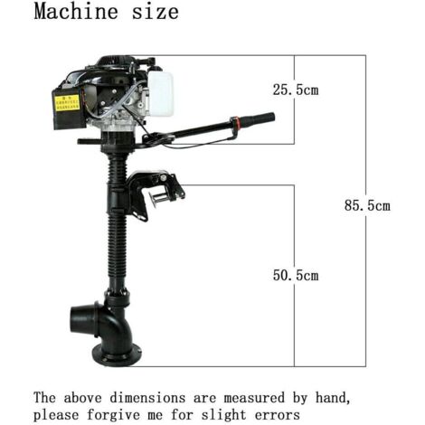 55cc 4 Stroke Boat Motor Heavy 4HP Outboard Motor Boat Engine With Air ...