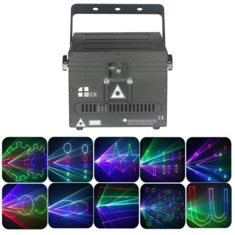 1W RGB laser light Ilda anime dj Stage Show lumière de scène laser ...