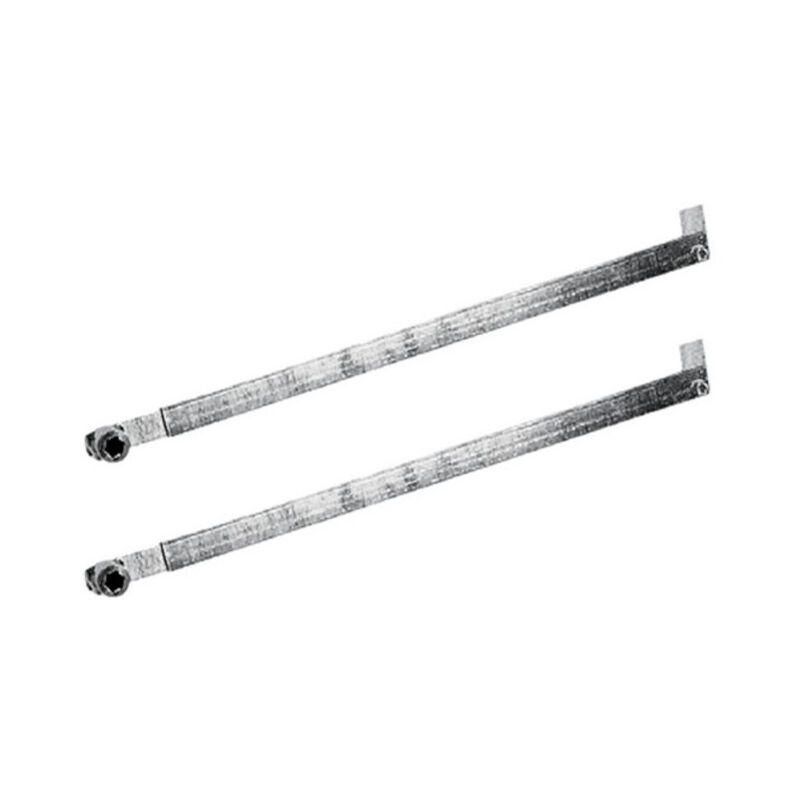 PAAR GERADE VERZINKTEM ARME MIT GESCHWEISSTER BUCHSE BENINCA' AU2.D45L ...