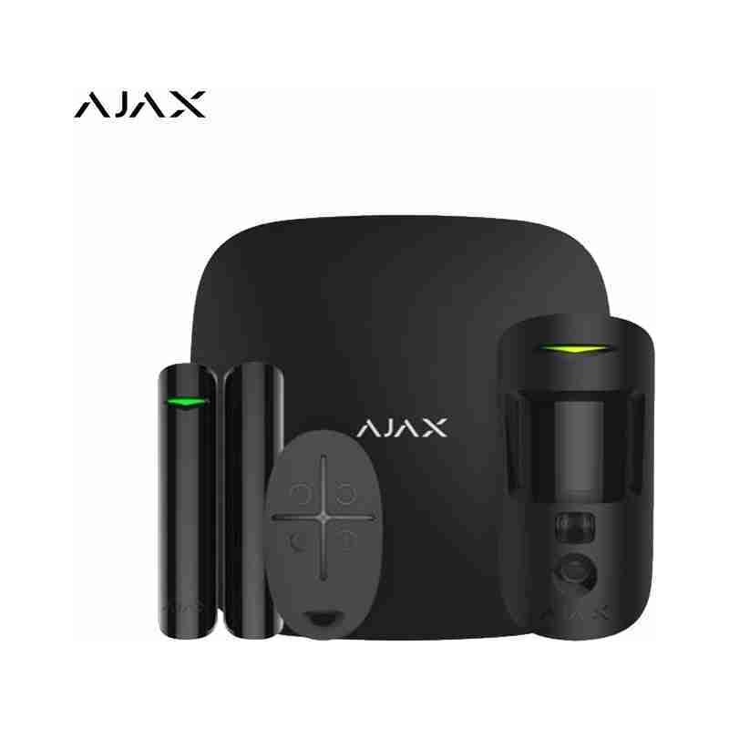 AJAX – 20504 – KIT MIT HUB 2 PLUS, MOTIONCAM, DOORPROTECT UND SPACECONTROL. FARBE: SCHWARZ